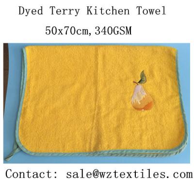 China wholesale china 100% cotton printed kitchen tea towel for sale