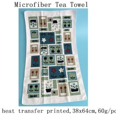 China good water absorption microfiber towel promotion kitchen cleaning cloth for sale