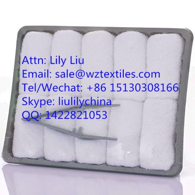 China 100% Cotton plain white terry towel airline towel for sale
