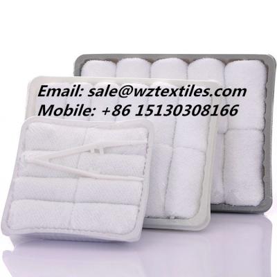 China Disposable Airline Towels Hot an Cold Towels for sale