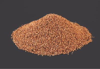 China Wear Resistant Abrasive Blasting Media Brown Suitable for in Automotive Aerospace and Construction Industry Applications for sale