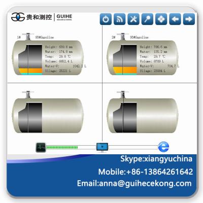 China Total station digital mobile APP  fuel gasoline tanks level remote controller for sale