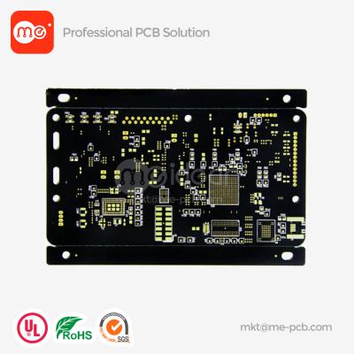 China Black Soldermask PCB Printed Circuit Board PCB FR4 PCB board two layer pcb prototype for sale