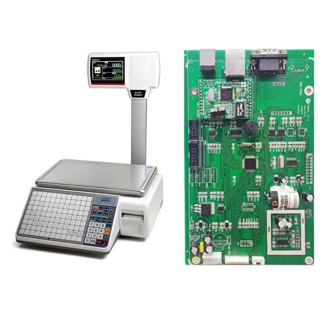 Dual 5-inch LCD Screen Smart Body Scales Bluetooth RAM & Embedded Electronic Mainboard Solution Cash Register Weighing Systems