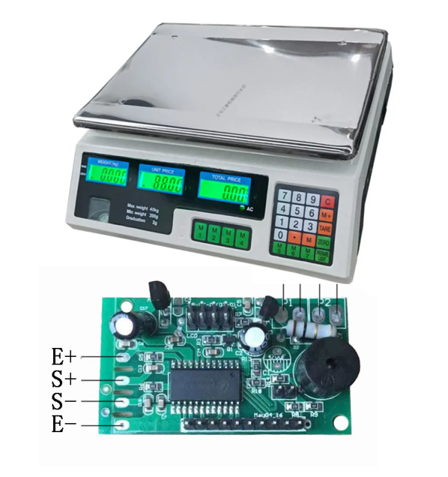 High Precision 24-Bit ADC Electronic Scale Hardware 20.7-Bit Stationary Code kg Unit Custom ODM Support 0.1g Accuracy OEM