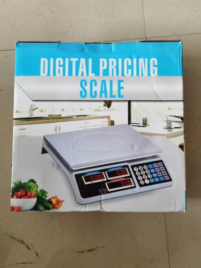 40kg Acs-809 Digital Price Computing Scale in China 30kg Calibration Electronic Scale Acs 220V 110V