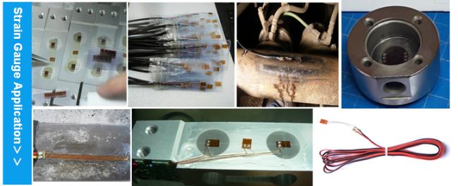BF350-3BB Dual Grid half bridge Strain Gauges Perpendicular Strain Gauges