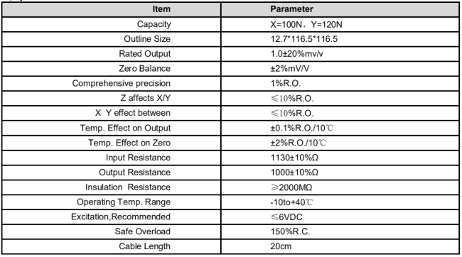 SC122X customized load cell and weighing sensors Multi Axis Load Cell