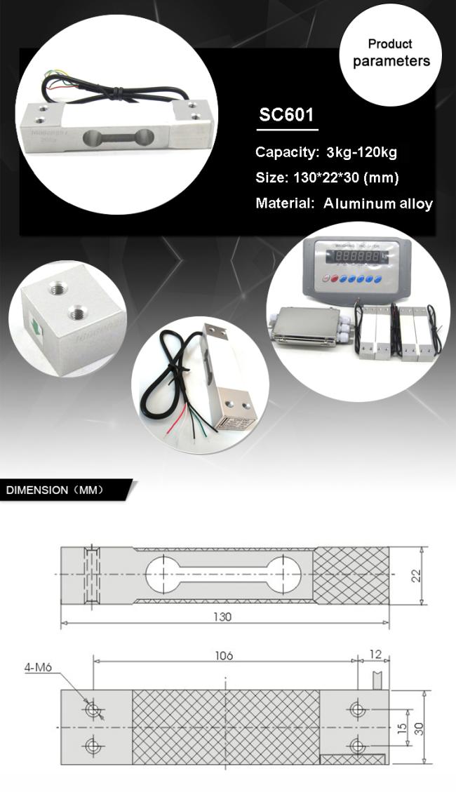 5Kg~40Kg Load Cell For Desktop Scale Bee Hive Weighing Scale