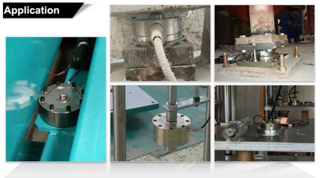 Circular Plate Type Compression Tension Force Load Cell weight sensor guangdong 100kg-500kg