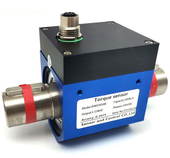 ZHKY2050B Rugged in-line rotary sensor torque transducer 200nm 500nm