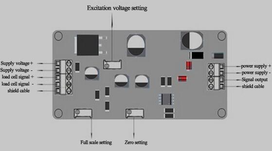 2015 Chinese hot seller load cell signal amplifier