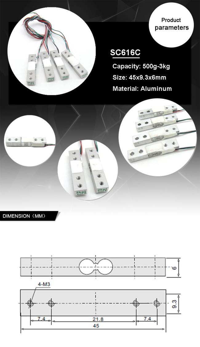 616C prices of Miniature load cell 500G