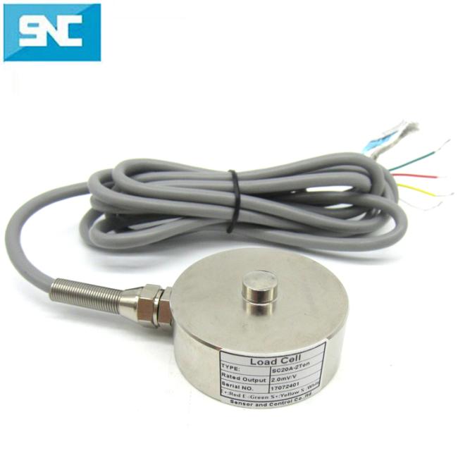 SC201GCL Pancake Load Cell Button weight sensor 2T, 3T, 5T vehicle load sensor