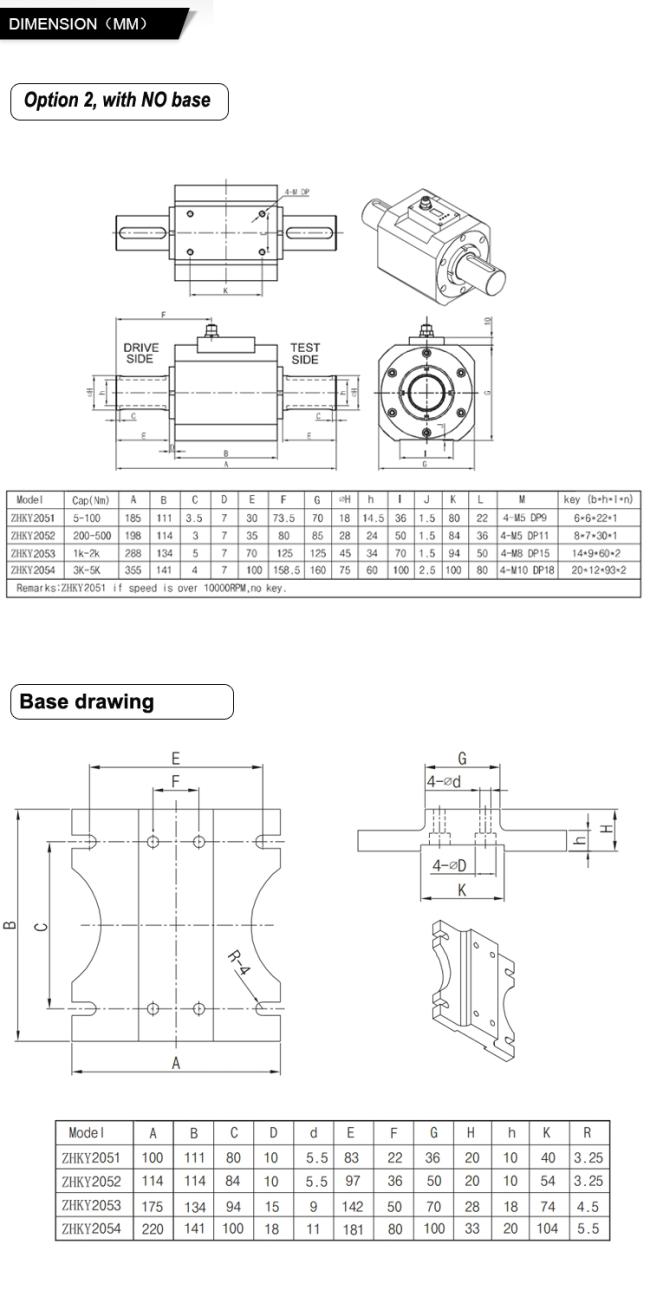 Non-contact Rotating Dynamic Torque Sensor large Range high speed Motor Rotary Torque sensor Transducer