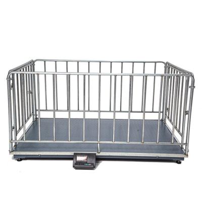 China Digital Livestock Weighing Scale 500kg/1000kg Weight Limit Customized OEM Support Fence Scale for Cattle Sheep and Pigs for sale
