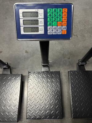 China Customizable LED Backlight Display 150kg Platform Bench Scale Made of Carbon Steel Supported OEM and ODM 150kg Capacity for sale