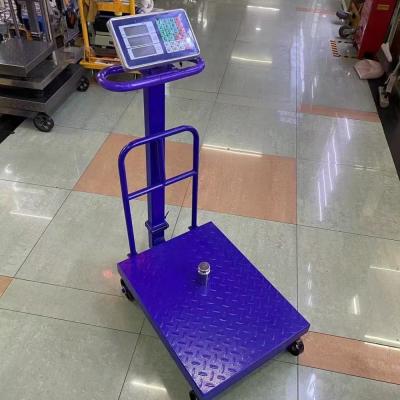 China ABS Plastic LCD Display 150kg Bench Weighing Scale with Checkered Steel Plate TCS Digital Platform OEM/ODM Supported for sale