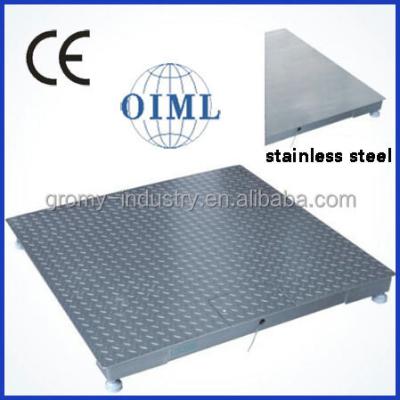 China 1-10ton Digital Electronic Platform Weighing Floor Scale with LED/LCD Display Heavy Duty Industrial Weighing Load Capacity for sale