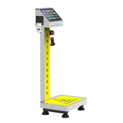 Chine Balance de plate-forme à écran tactile LCD 10,1" à l'échelle industrielle avec traçabilité par code QR, capacité en KG, prise en charge de la personnalisation ODM à vendre