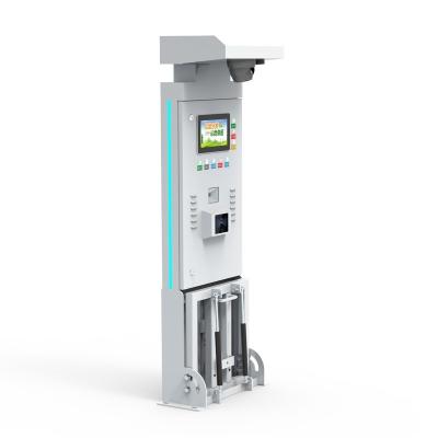 China Patterned Steel / Galvanized Pipe 10-Inch AI Intelligent LCD Bench Scale with Android System QR Code Management KG Capacity for sale