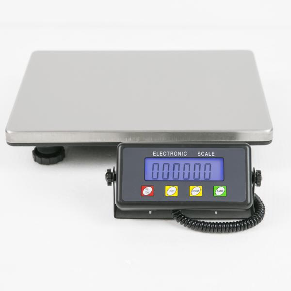 Quality Stainless Steel 200kg Electronic Digital Platform Weighing Scale for Postal and Warehouse Shipping 100g Division for sale