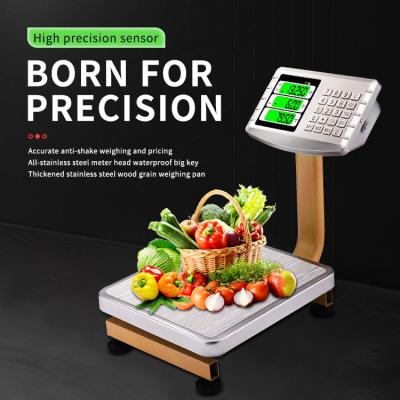 China Mini Fold Portable Electronic Scale 60 kg TCS Electronic Platform Scale with Stainless Steel Indicator Bench Scale for sale