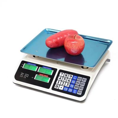 China 30kg Digital Table Scale for Accurate Weight and Calculation in ABS Plastic Rectangle Design for sale