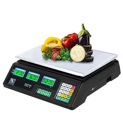China 30kg Digital Table Scale for Accurate Weight and Calculation in ABS Plastic Rectangle Design for sale