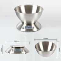 China Stainless Steel Kitchen Scale with Battery Power Source and Accurate Weight Measuring Function for sale