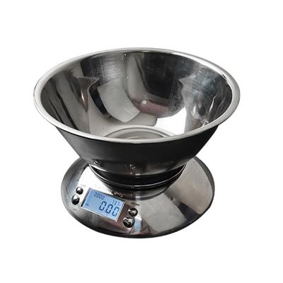 China Smart Electronic Weight Measure 5kg Nutritional Digital Kitchen Baking Weighing Scale with Digital Display ROHS Certified for sale
