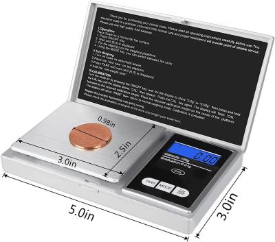 China Customizable Portable Digital Jewelry Gold Scale Mini 200g 0.01g Electronic Pocket Gram Scale With Calculator Convenient for sale