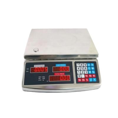 중국 디지털 디스플레이 Vedit 계량 ACS-701 30Kg 전자 계산 저울 (과일 및 채소용 플랫폼 저울) 판매용