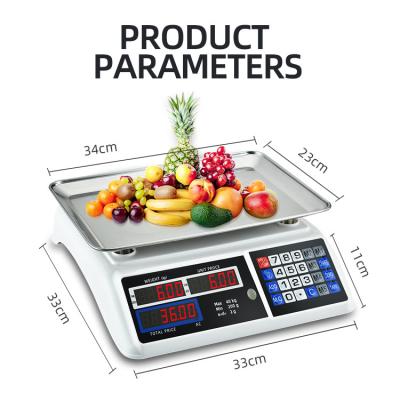 中国 1g精度ABS素材デジタル電子台はかり LED/LCDディスプレイ付き 40kg容量 他の色でカスタマイズ可能 販売のため