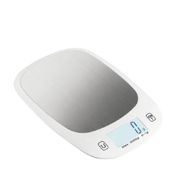 Quality Solid Pattern Type Stainless Steel Electronic Kitchen Scale 5kg 11lb Weight for sale