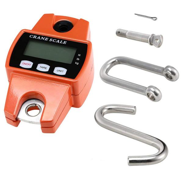 Quality 100kg 150kg 200kg 300kg Cast Aluminum Case Digital Hanging Crane Weighing Scale for Farm Hunting Fishing J R OCS Handheld for sale