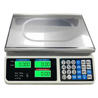 China Bench Scale ABS Material Direct Digital 30kg/40kg High Accuracy 1g LED/LCD Display OEM Customizable for sale