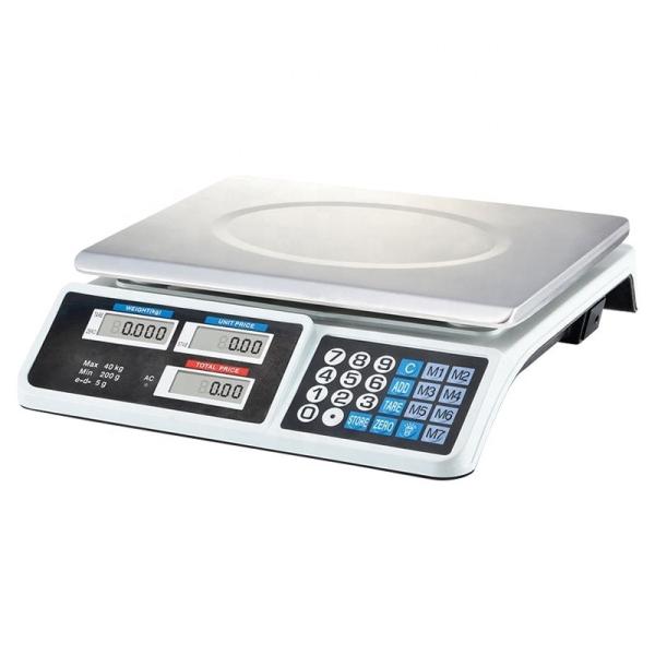Quality 30kg/40kg Bench Scale with LED Display and 1g Accuracy ABS Material OEM/ODM Supported Customized Support ODM for sale