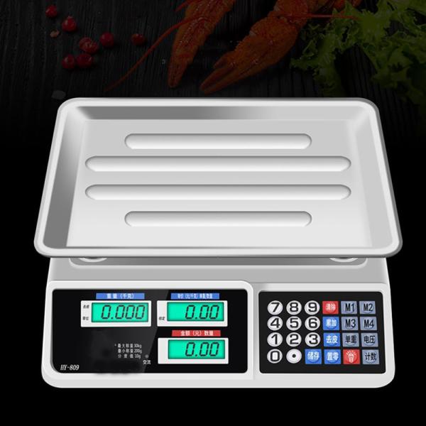Quality 30kg/40kg Capacity KRC Digital Commercial Gram Balance Scale 2025 Model with for sale