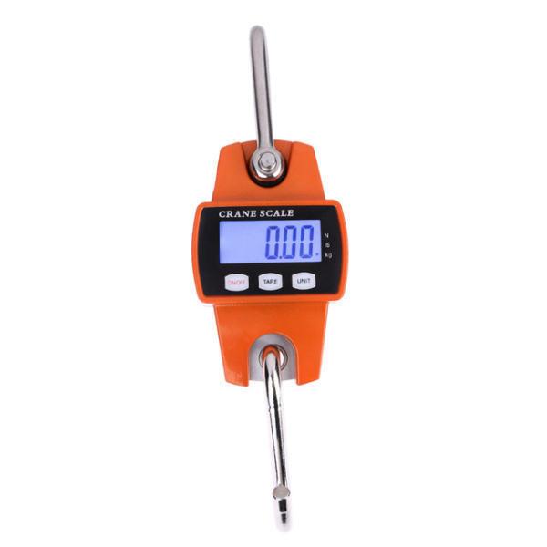 Quality High Accuracy Stainless Steel Electronic Hanging Weighing Crane Scale 300KG Capacity Digital LCD Display OEM Customizable for sale