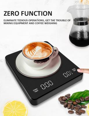 China LED Display Kitchen Scale with Touch Screen Timer Function and Customized OEM Product weight 298g Digital Coffee Scale for sale