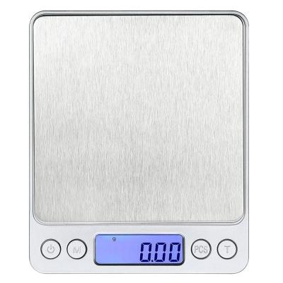 China Mini Digital LCD Display Pocket Jewelry Weighing Scale for Weight Measuring Product size 105*125*18mm power source Battery for sale
