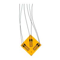 Quality Encapsulated Film BF120-3CA Three Measuring Grids CA Strain Gage Corner Rosette for sale