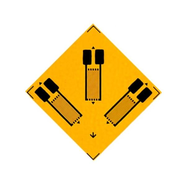 Quality Encapsulated Film BF120-3CA Three Measuring Grids CA Strain Gage Corner Rosette for sale