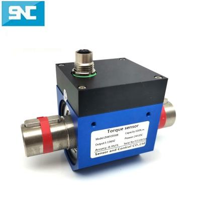 China ZHKY2050B Rugged In-Line Rotary Sensor Torque Transducer Power Supply ±15 VDC or 24 VDC with Aluminum Housing 200nm 500nm for sale