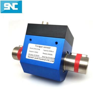 China ZHKY2050B Rugged In-Line Rotary Sensor Torque Transducer Power Supply ±15 VDC or 24 VDC with Aluminum Housing 200nm 500nm for sale