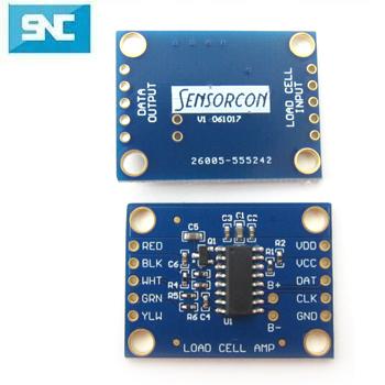 China 400ms Output Settling Time Amplifier Series HX711 Load Cell Board Module for Digital Weight Sensor for sale