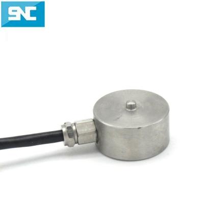 China 5kg-500kg Capacity Compression Button Load Cell Sensor Based on Strain Gauge Theory for Industrial Applications for sale