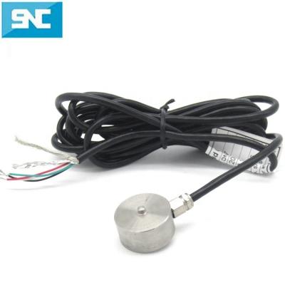 China 5kg-500kg Capacity Compression Button Load Cell Sensor Based on Strain Gauge Theory for Industrial Applications for sale