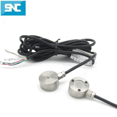 China 5kg-500kg Capacity Compression Button Load Cell Sensor Based on Strain Gauge Theory for Industrial Applications for sale